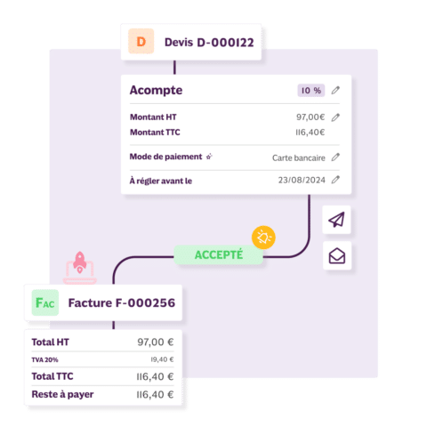Vos factures d’acomptes automatiques avec INFast