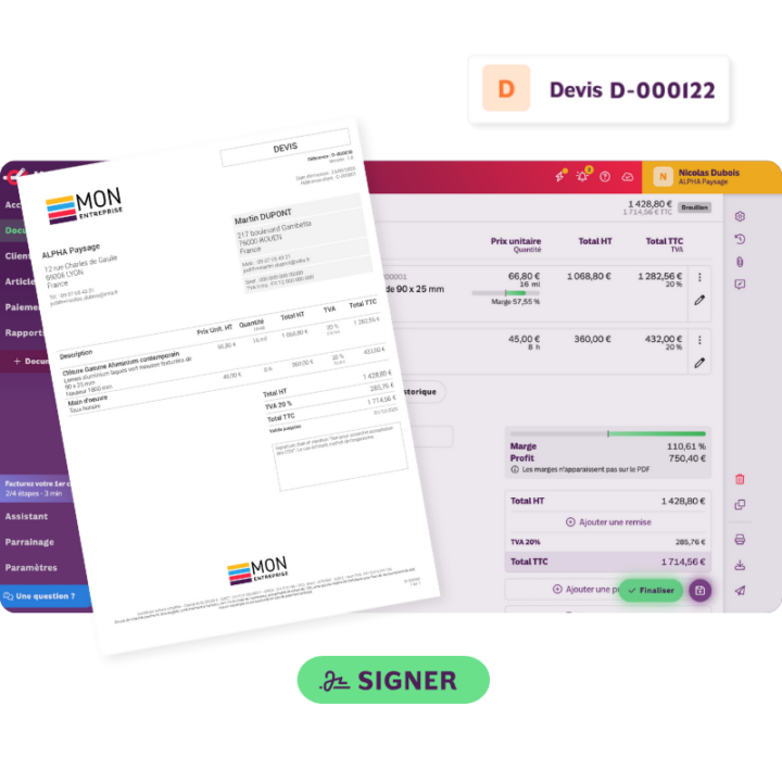 INFast : logiciel devis facture bâtiment | Artisans BTP